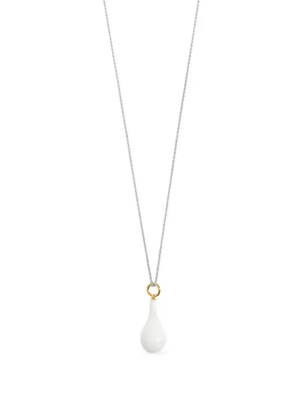 TOTEME White Crystal Pendant Necklace