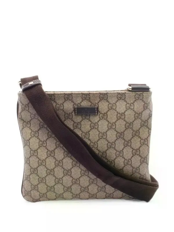 Gucci 2010s Gg Supreme Shoulder Bag - Neutrals