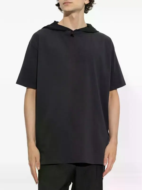 MAISON MARGIELA Graphic-print Hooded T-shirt