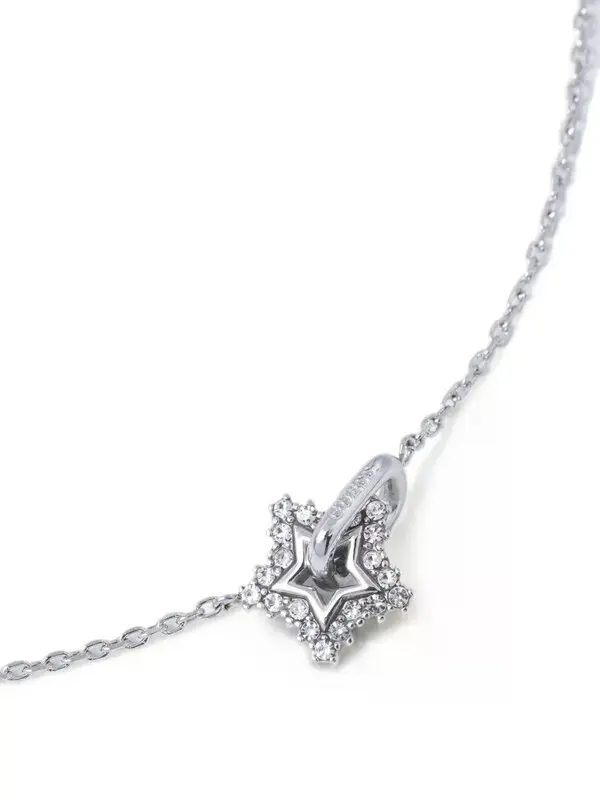 Guess Crystal Embellished Star Pendant Necklace