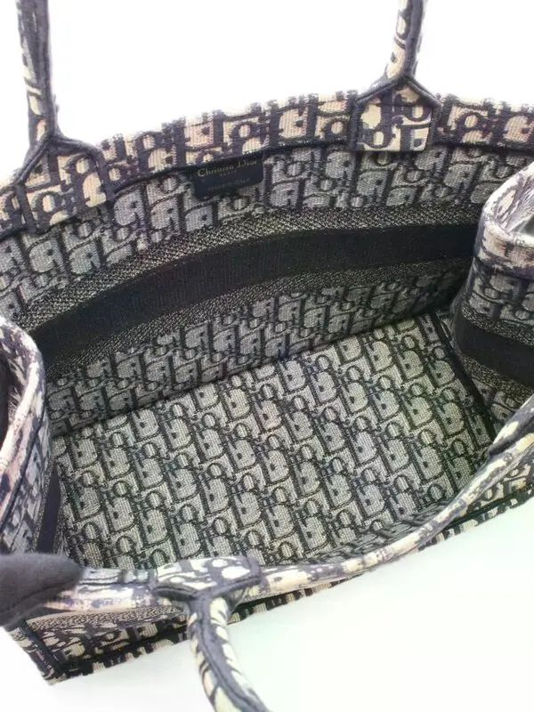 Dior 2000s Medium Book Tote Canvas Tote Bag