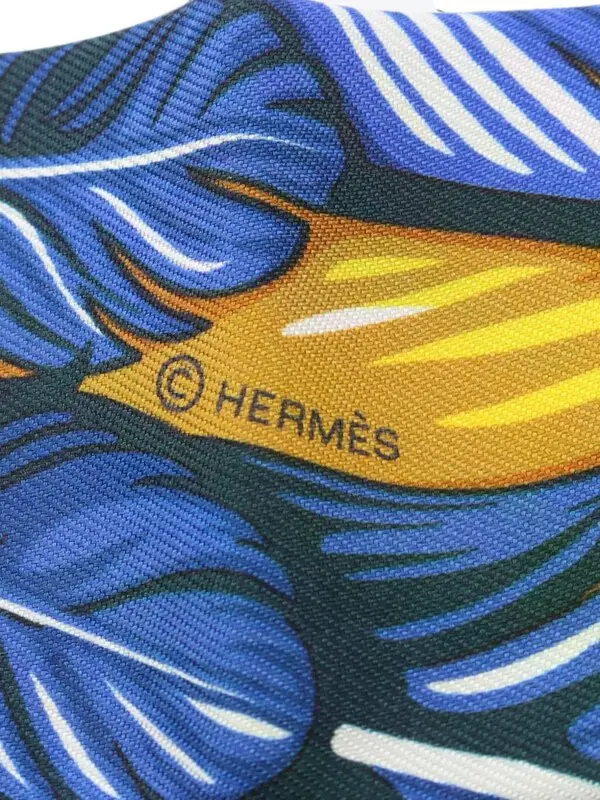 Hermès 2010s Danse Pacifique Twilly Scarf