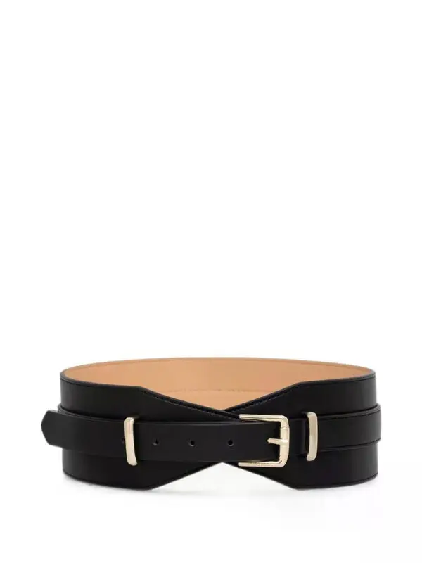 Guess Buckle-fastening Corset-style Belt - Black