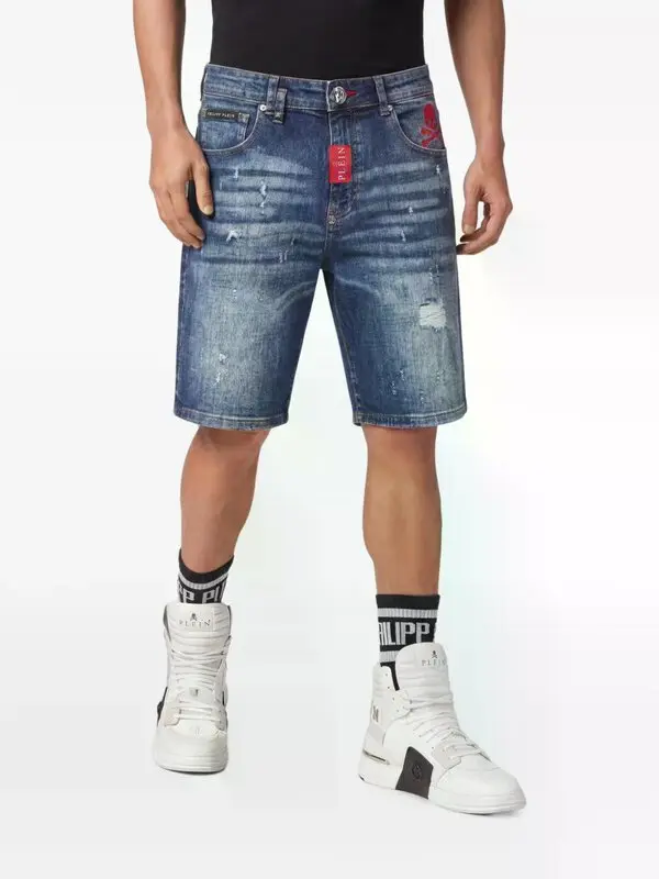 Philipp Plein Denim Formentera Shorts Basics