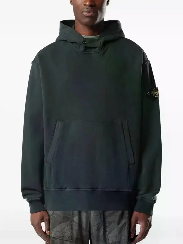 Stone Island Logo Patch Hoodie