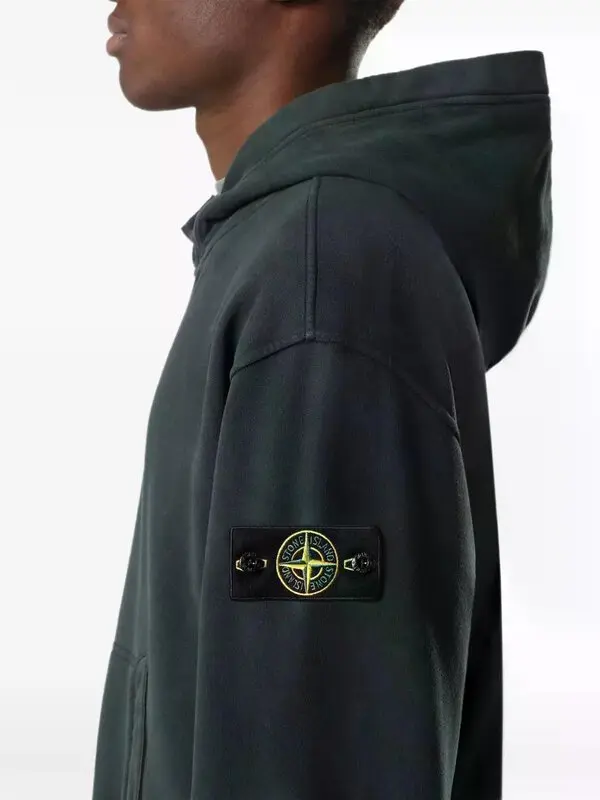 Stone Island Logo Patch Hoodie