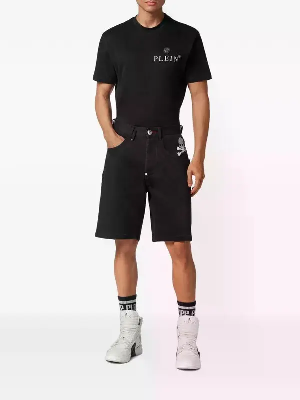 Philipp Plein Denim Formentera Shorts Basics - Black