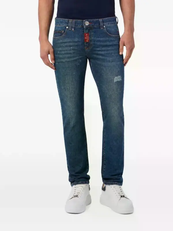 Philipp Plein Straight Supreme Fit Jeans