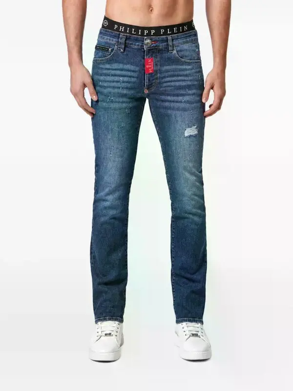 Philipp Plein Straight Supreme Fit Jeans
