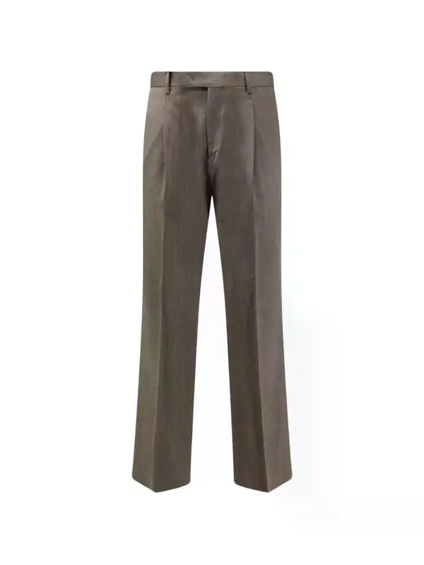 GERMANO 1952 Pleated-detail Tailored Trousers - Black