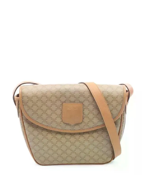 Celine Macadam Pattern Cross Body Bag - Neutrals