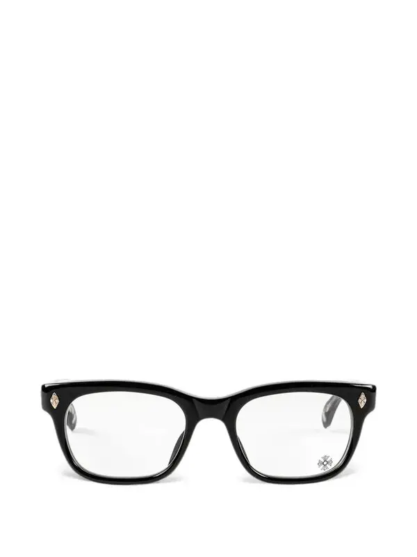 Chrome Hearts Dooable Rectangle-frame Glasses