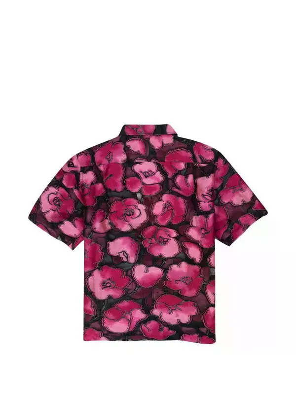 4SDESIGNS Floral-print Buttoned Shirt