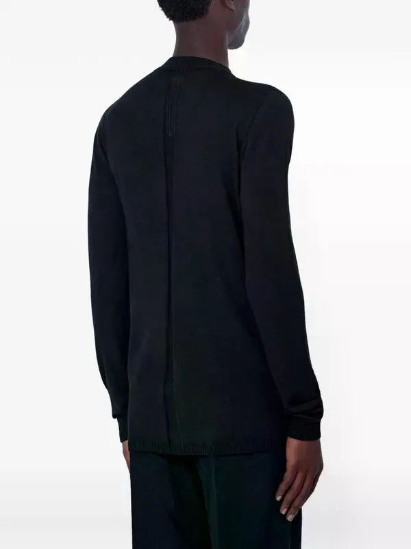 Rick Owens Level Lupetto Long-sleeve Sweater - Black