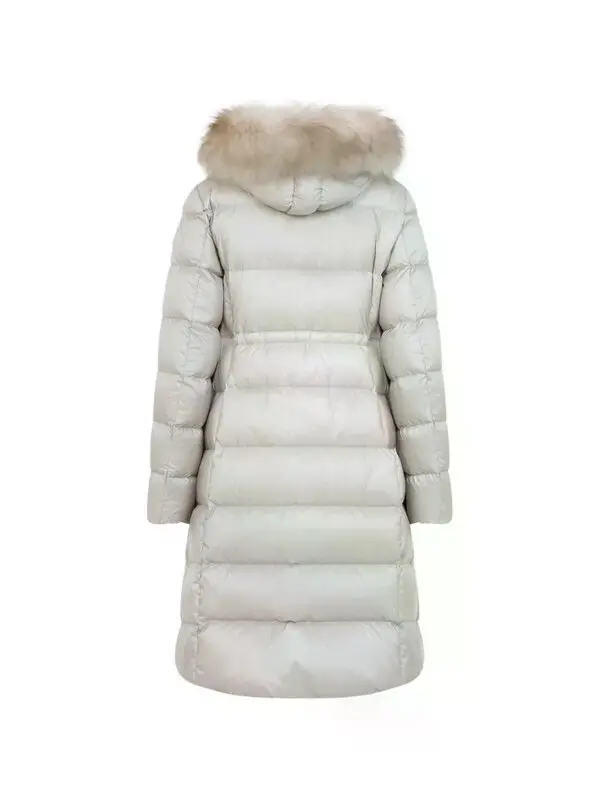 Moncler Shearling-trim Quilted Coat