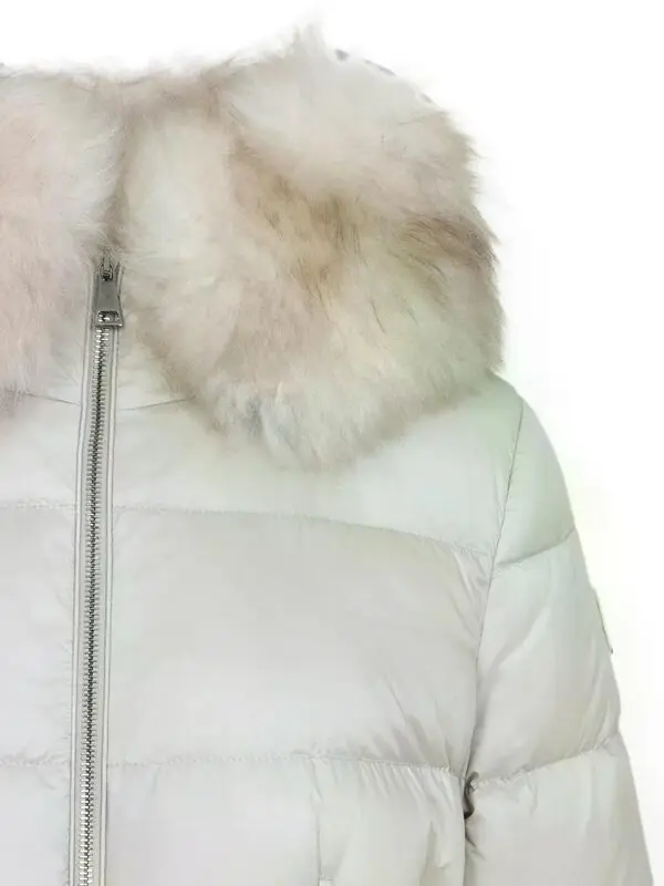 Moncler Shearling-trim Quilted Coat