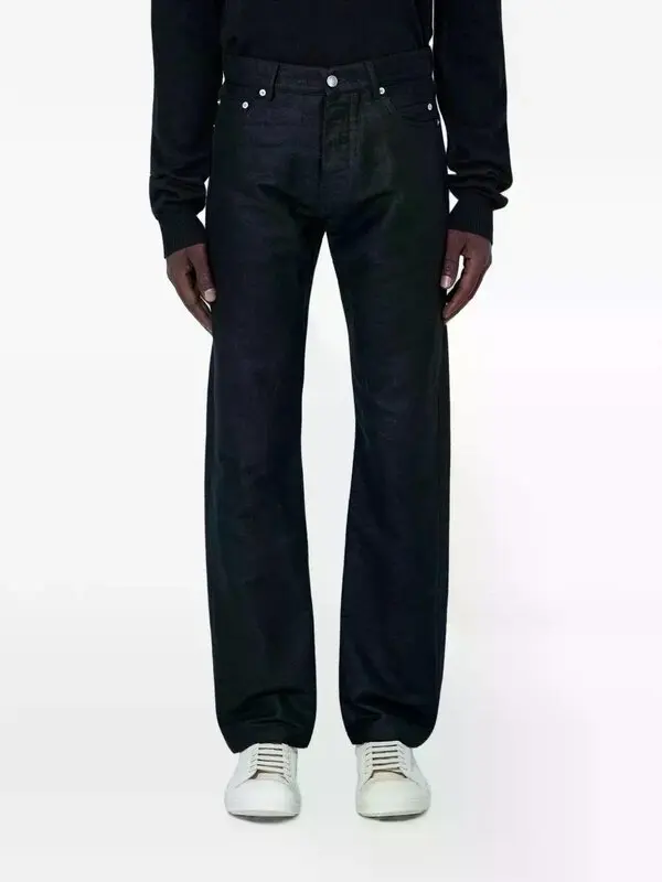 Rick Owens Belt-loop Straight-leg Jeans - Black