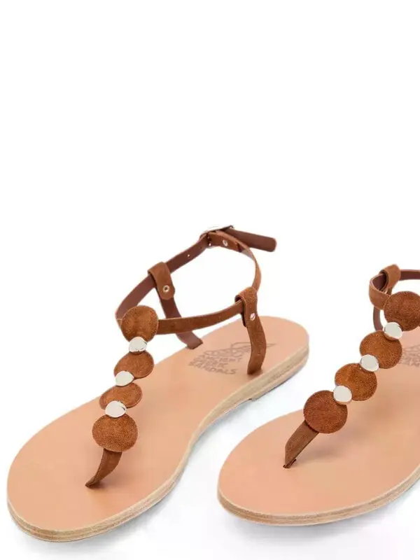 ANCIENT GREEK SANDALS Studded Suede Sandals