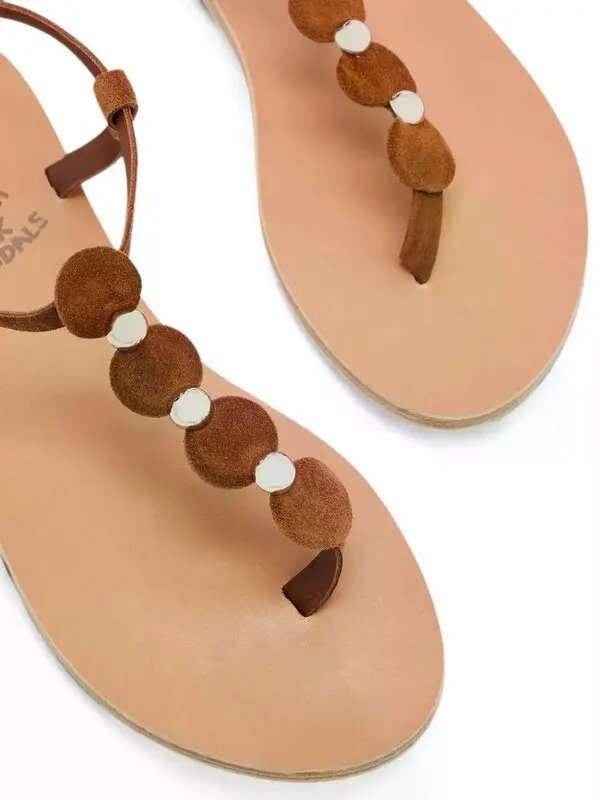ANCIENT GREEK SANDALS Studded Suede Sandals