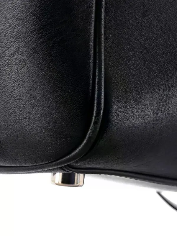 Saint Laurent Classic Monogram Shopper Leather Large Tote Bag