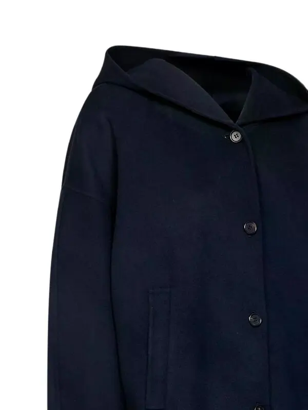 Max Mara Hooded Double-faced Coat