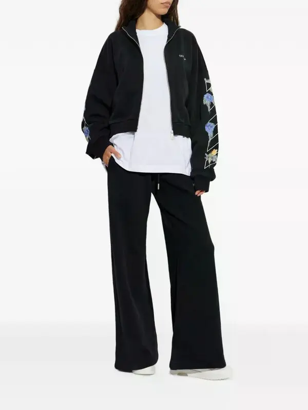 Off-White Arrows Floral-print Sweatshirt