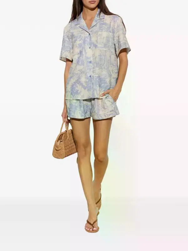Off-White Printed Elasticated-waist Shorts