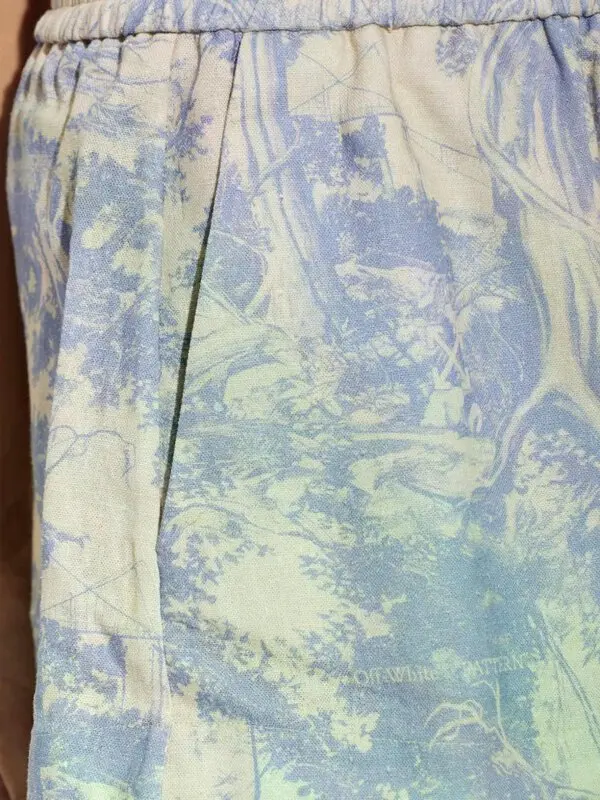 Off-White Printed Elasticated-waist Shorts