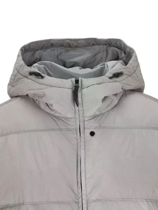 Stone Island Crinkle Reps Ny Padded Jacket - Grey