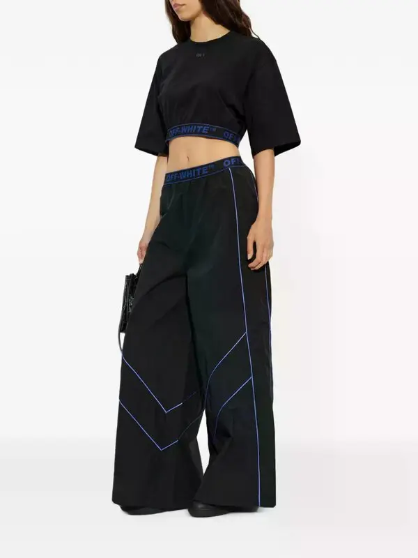 Off-White Piped-trim Logo-waistband Track Pants