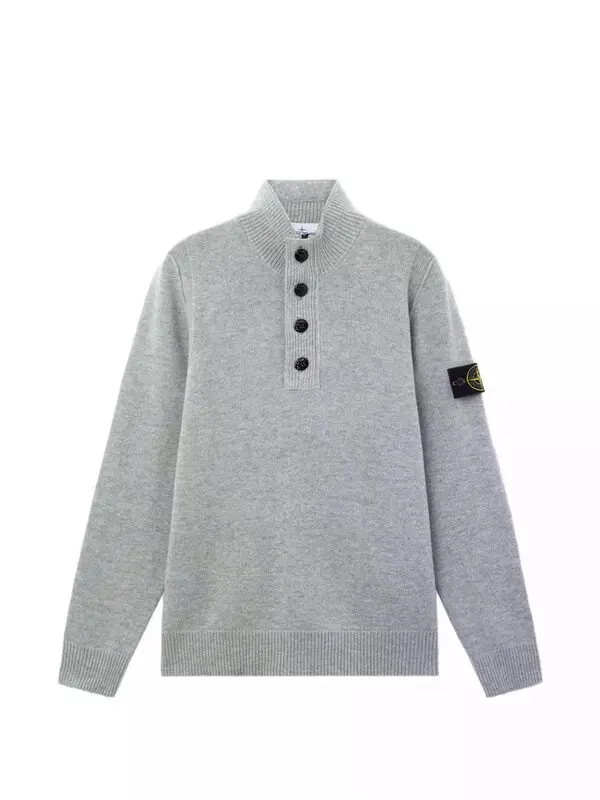 Stone Island Lambswool Sweater - Grey