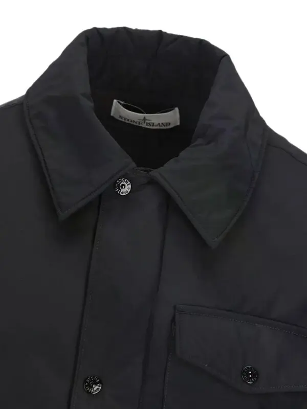 Stone Island Micro Reps Logo-patch Shirt Jacket