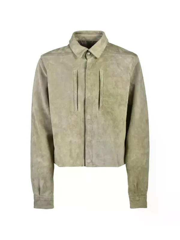 Rick Owens Alice Suede Panelled Jacket
