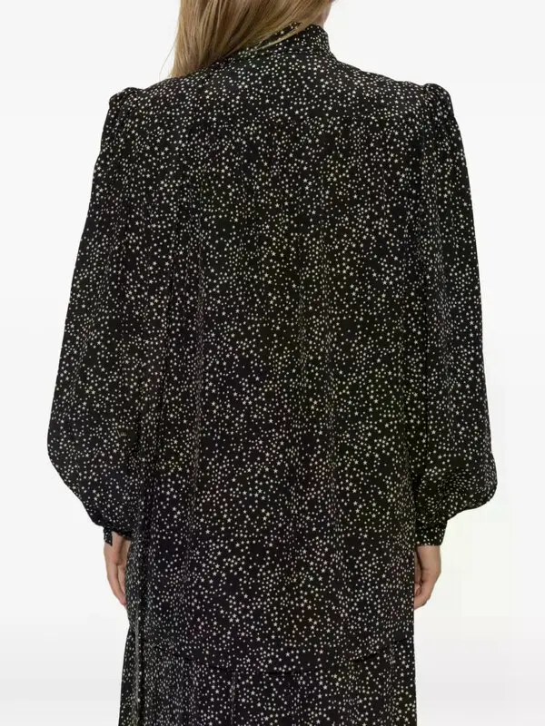 Valentino Garavani Star-print Silk Shirt