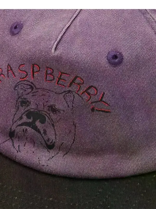 GV GALLERY Bulldog Graphic-print Baseball Cap - Purple