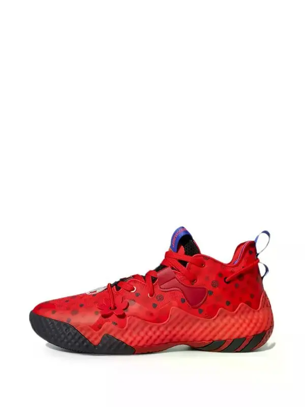 Adidas Harden Vol. 6 Monogram Sneakers - Red