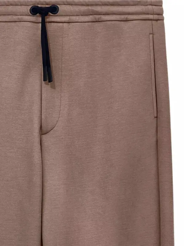 Giorgio Armani Drawstring Logo-patch Trousers