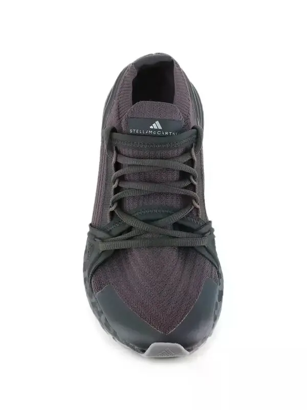 Adidas By Stella McCartney Ultraboost 20 Leopard-print Knit Sneakers - Purple