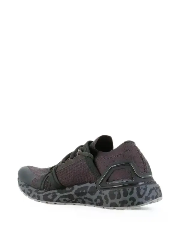 Adidas By Stella McCartney Ultraboost 20 Leopard-print Knit Sneakers - Purple