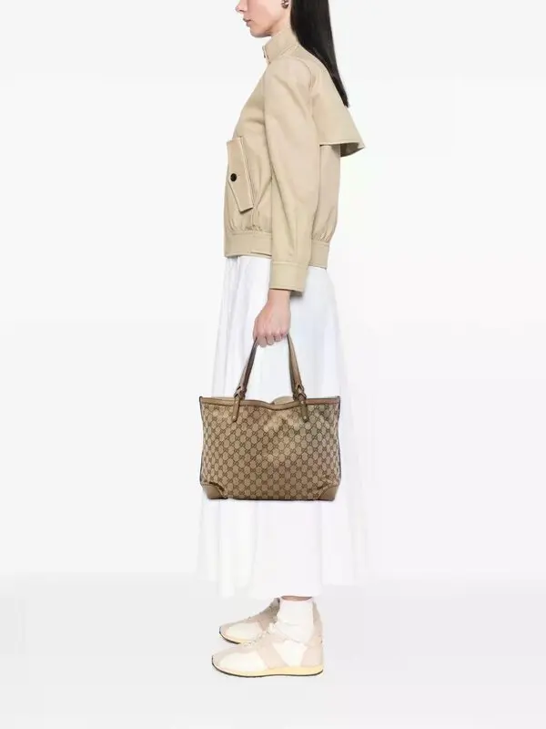 Gucci Gg Canvas Craft Tote Bag