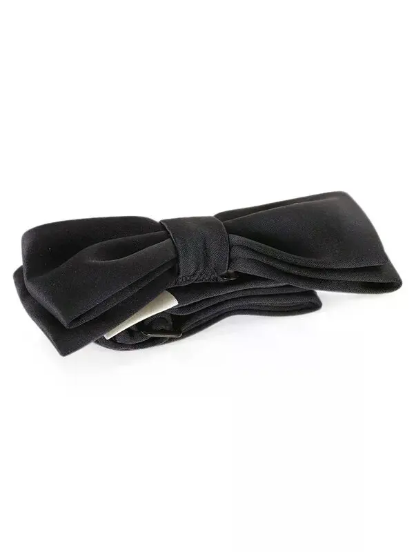 LARDINI Satin Bow Tie