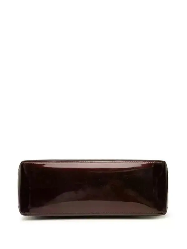 LOUIS VUITTON Monogram Vernis Wilshire Pm Handbag - Purple