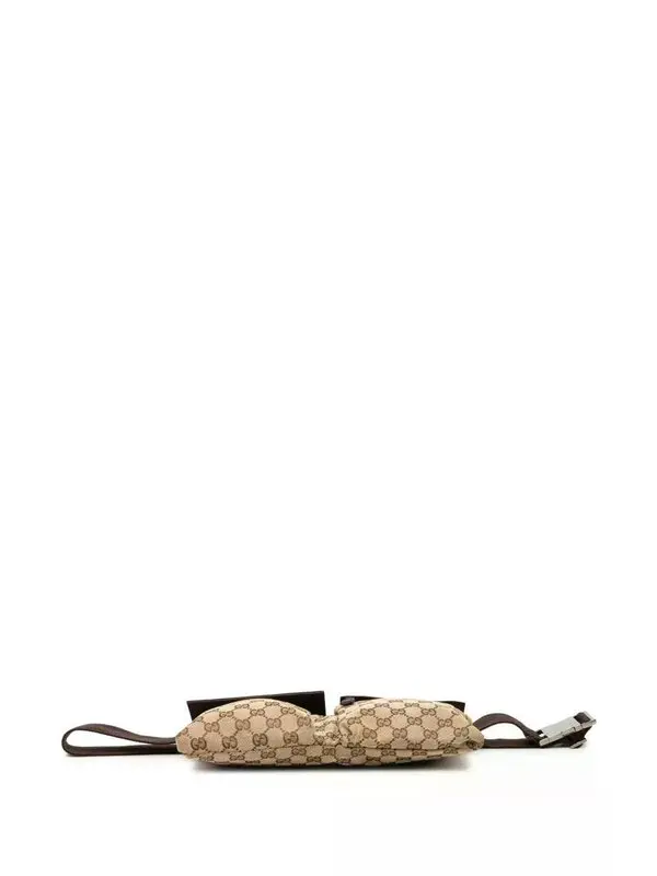 Gucci 2000-2015 Gg Canvas Double Pocket Belt Bag
