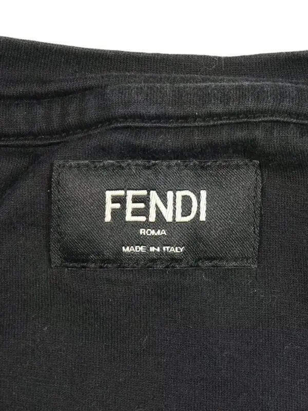 Fendi 2000s Ff Labyrinth Embroidery Short-sleeve T-shirt
