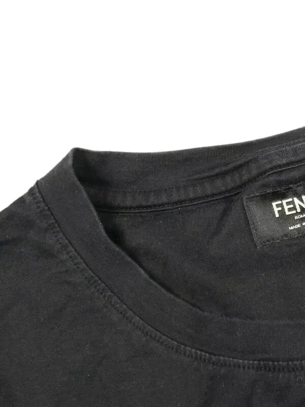 Fendi 2000s Ff Labyrinth Embroidery Short-sleeve T-shirt