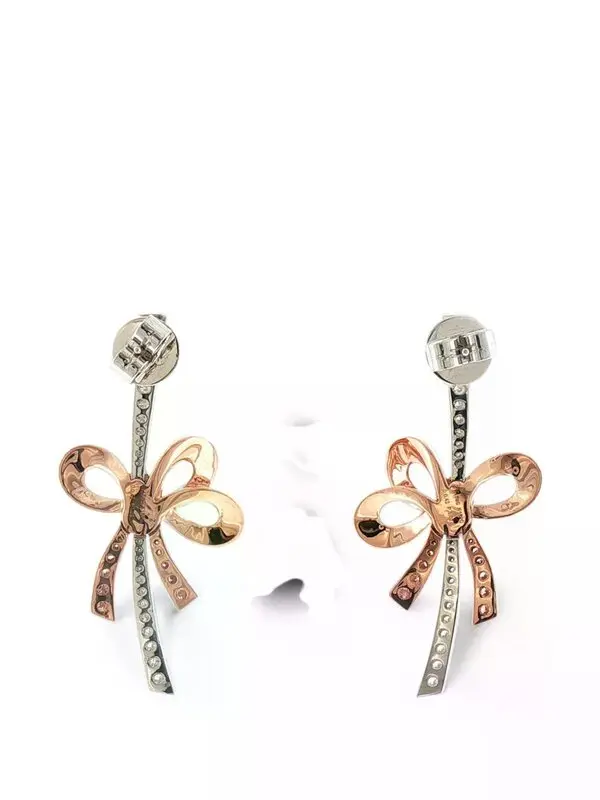 HYT JEWELRY Diamond Bow Earrings