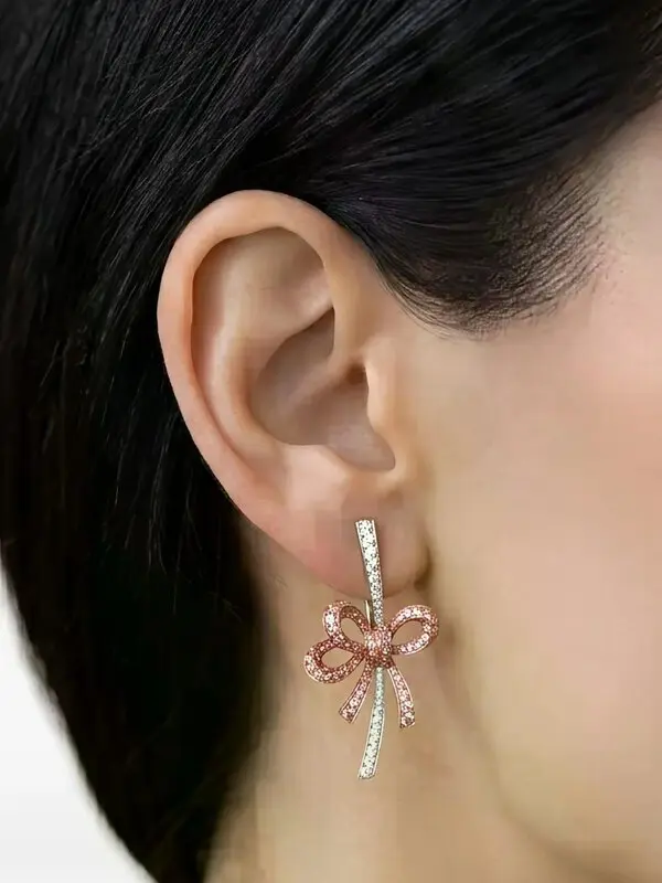 HYT JEWELRY Diamond Bow Earrings
