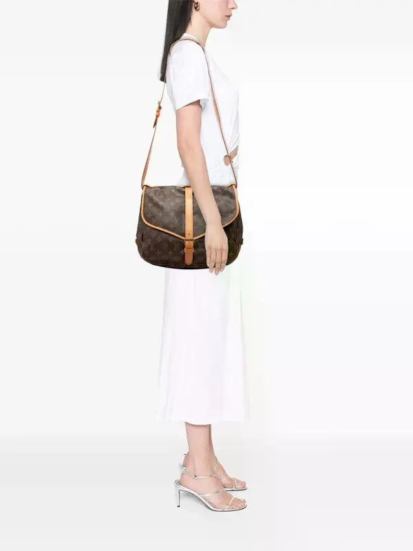 LOUIS VUITTON Monogram Saumur 35 Crossbody Bag