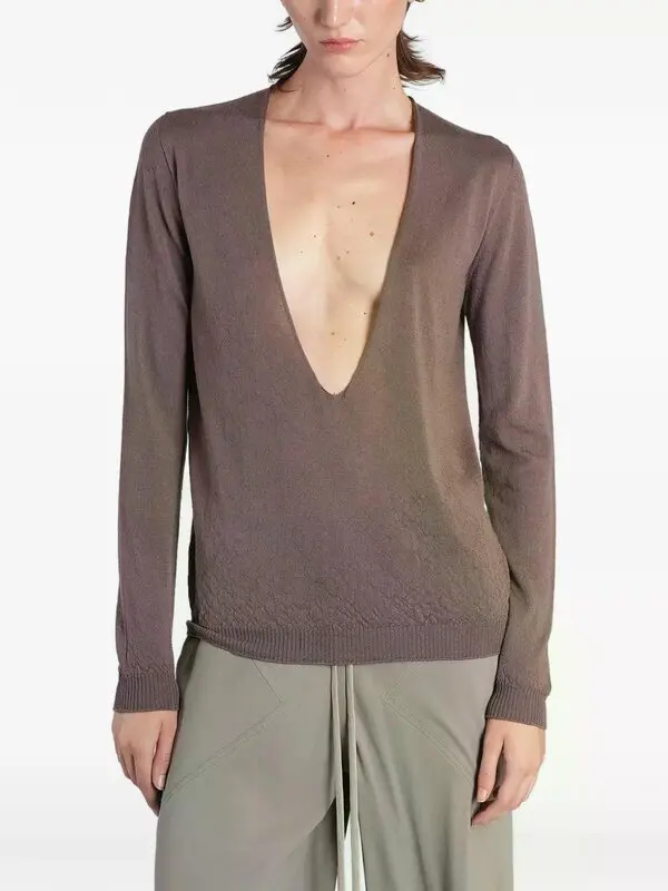Rick Owens Deep V-neck Sweater