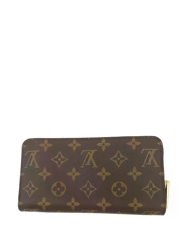 LOUIS VUITTON 2000-2026 Monogram Zippy Wallet Long Wallets - Brown